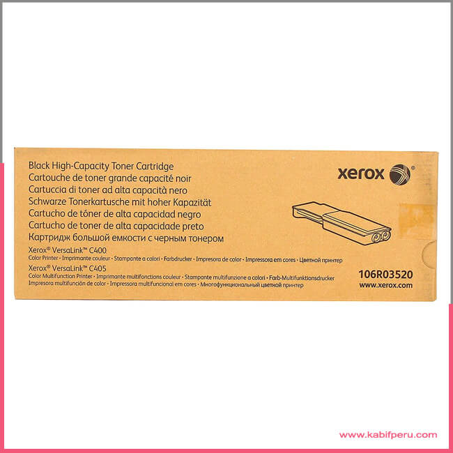 Toner Xerox 106R03520 Negro【Al Mejor Precio】Original